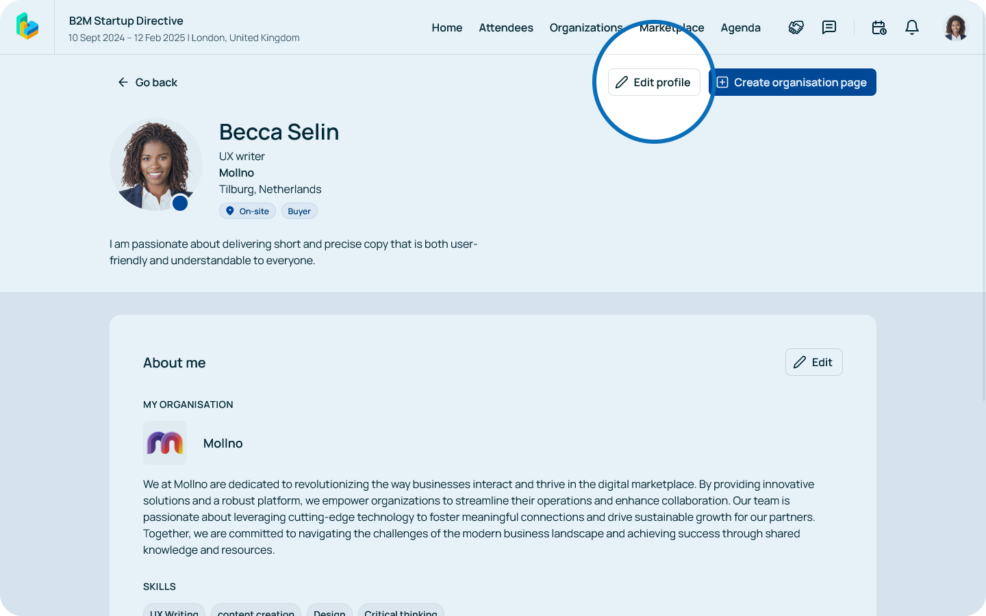 Creating & Editing My Profile
