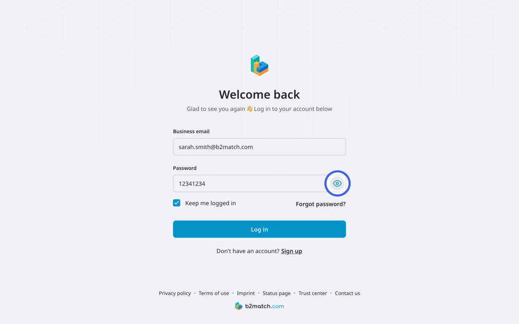 Logging in to Your Account