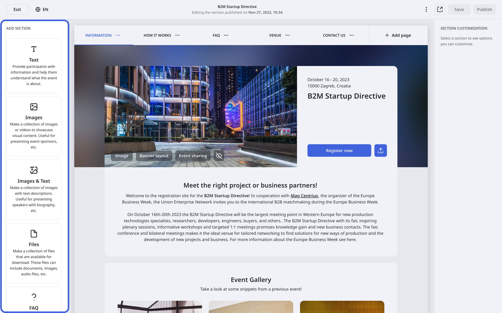 Understanding the Home Page Editor